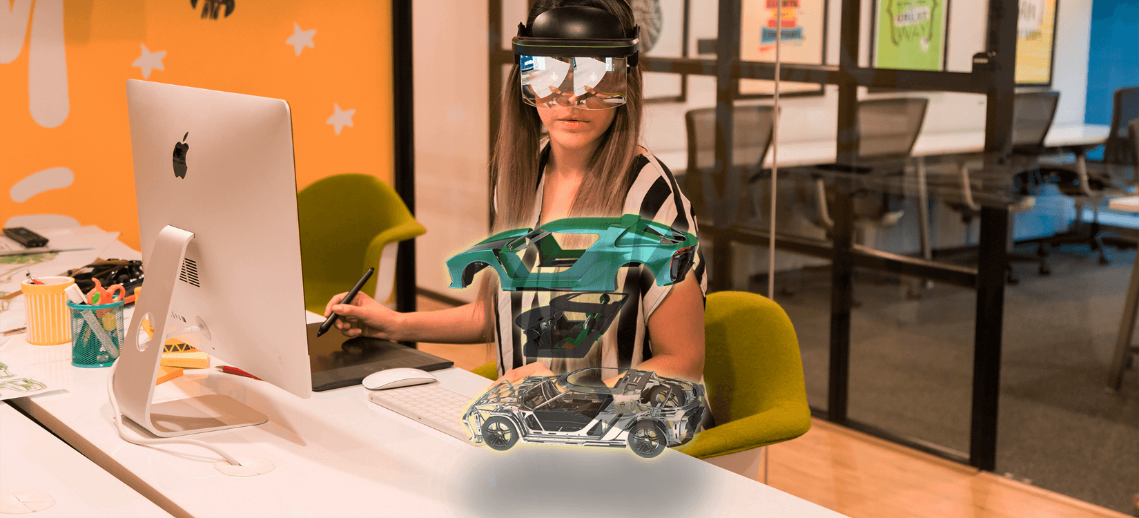 Holoboard Augmented Reality Headset - Tesseract